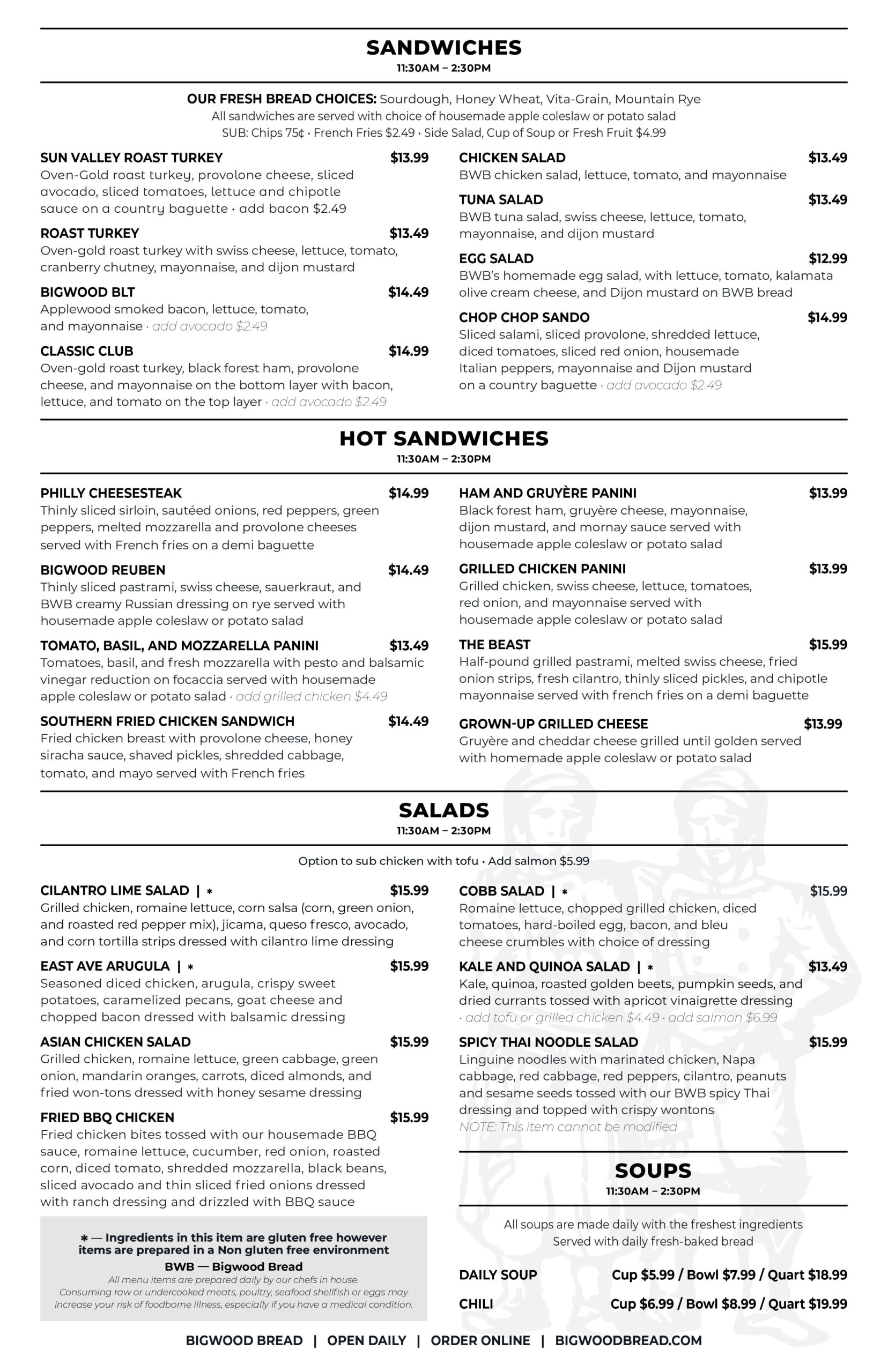 COMBINED Menu - Bigwood Bread