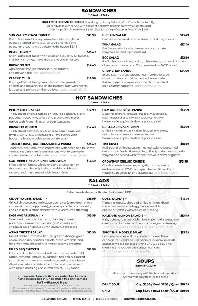 COMBINED Menu - Bigwood Bread