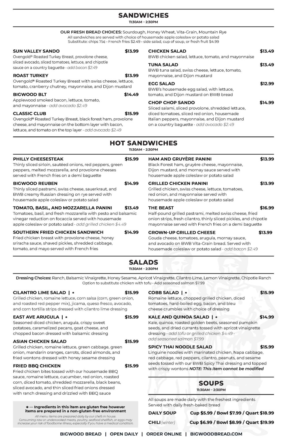 COMBINED Menu - Bigwood Bread